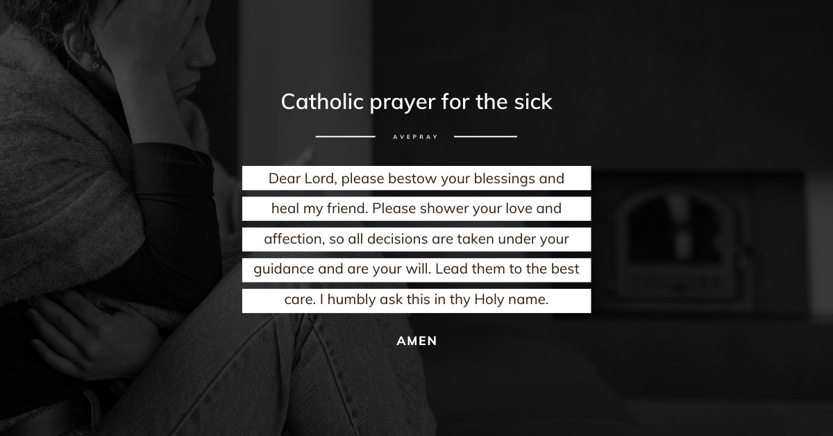 Prayer Against Sickness Avepray