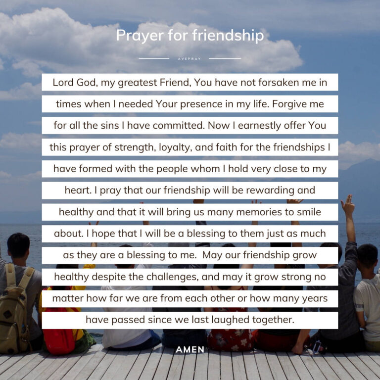 A nurturing prayer for friendship growth