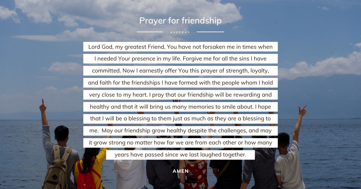 A nurturing prayer for friendship growth