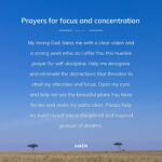 Prayers for focus and concentration – AvePray