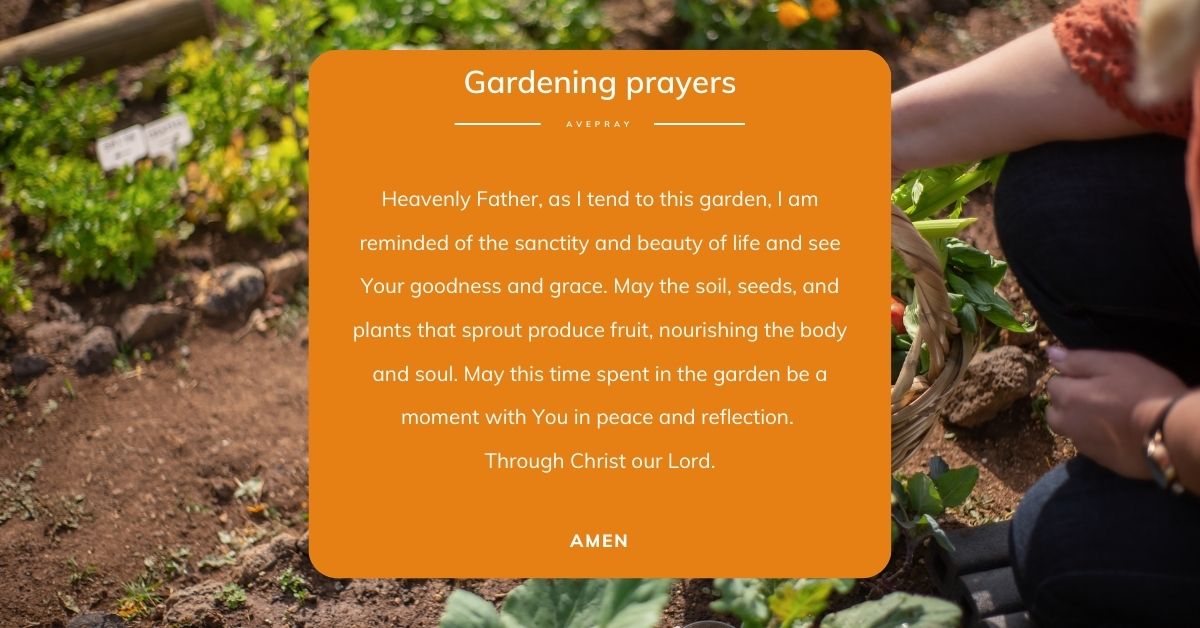 Gardening Prayers