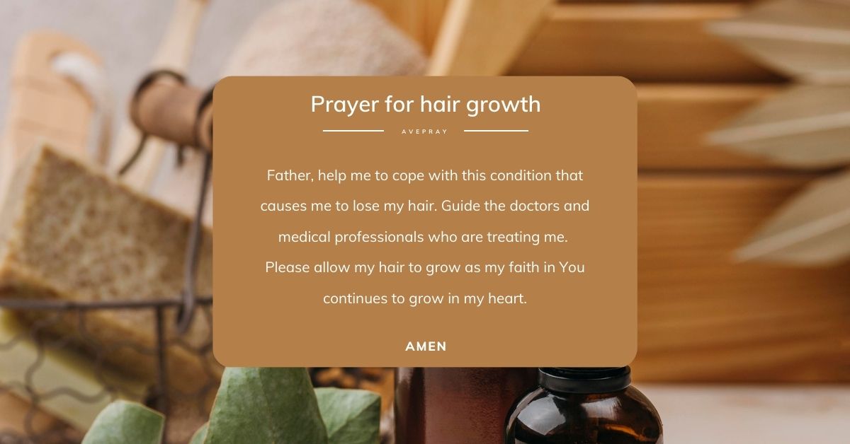 Prayer for hair growth – AvePray