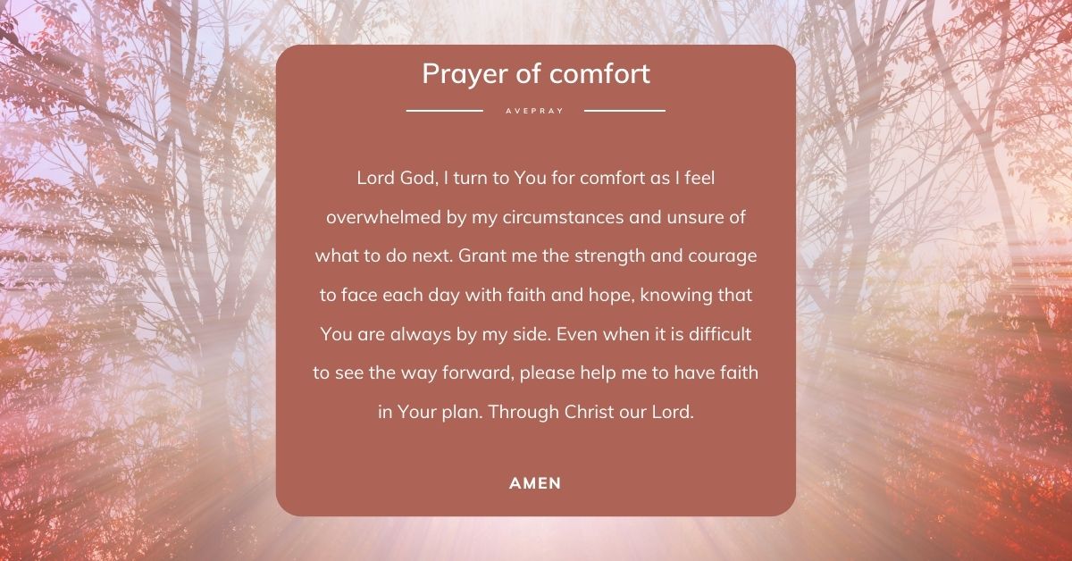 Prayer of Comfort