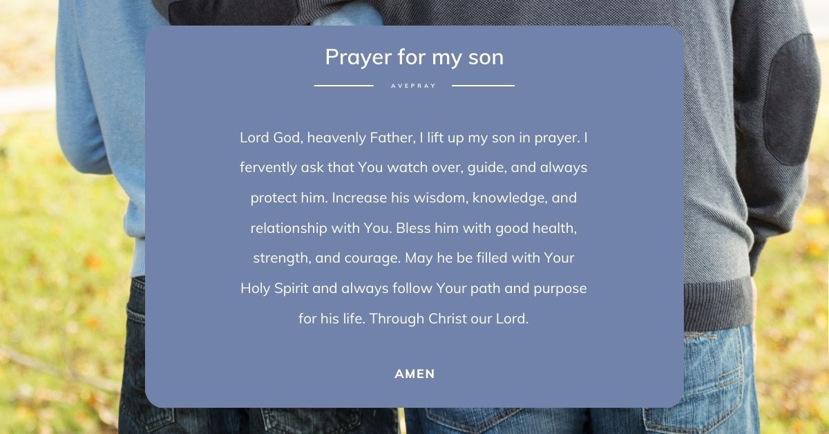 Prayer for My Son