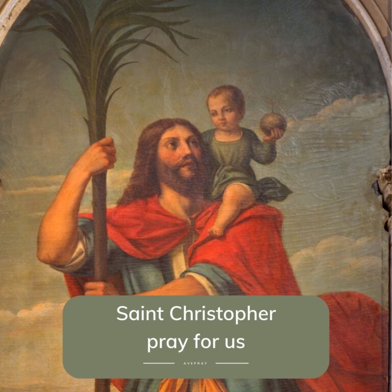 Saint Christopher: Protector and Patron Saint of Travelers – AvePray